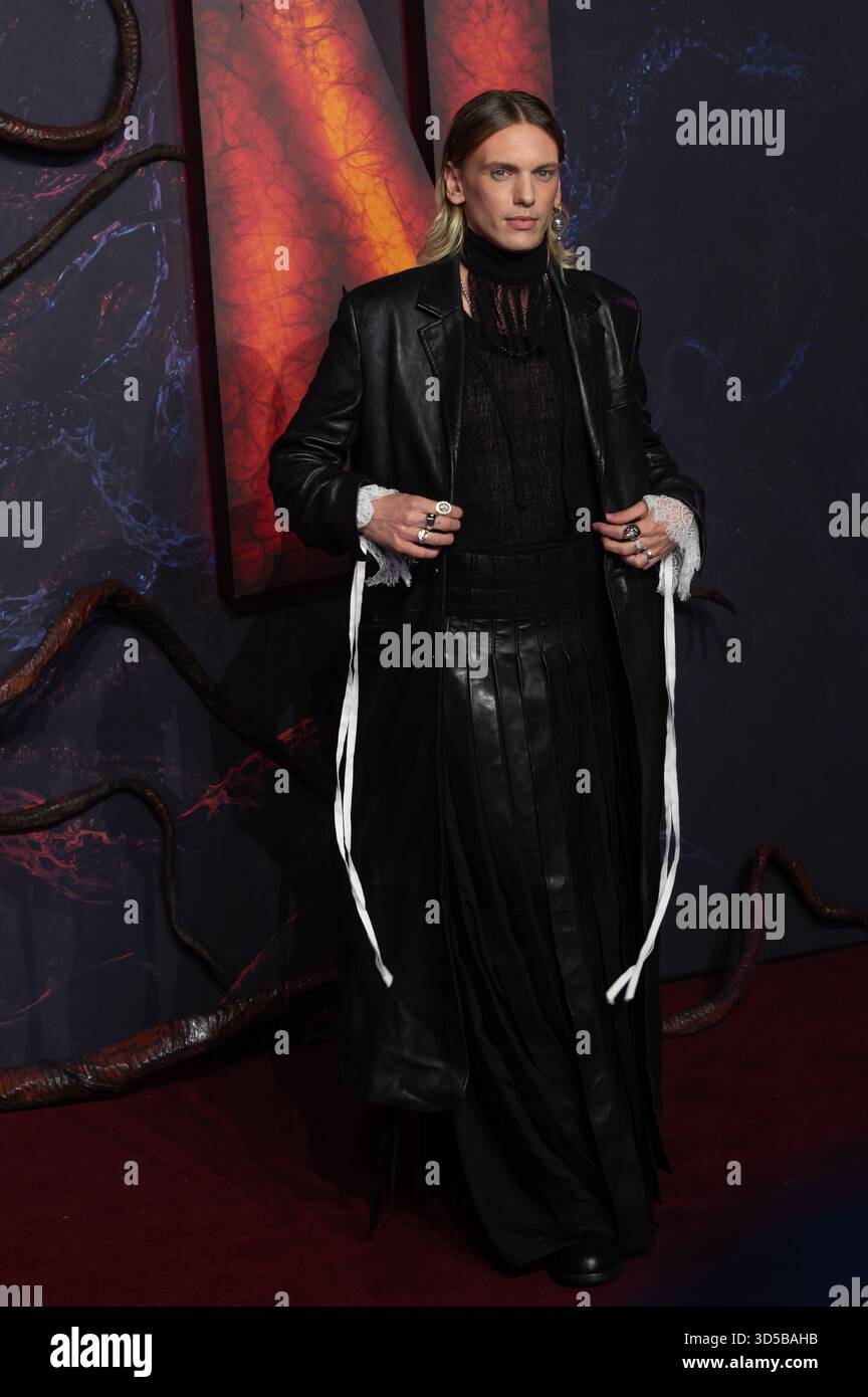 London, United Kingdom. 13th November 2025. Jamie Campbell Bower ...