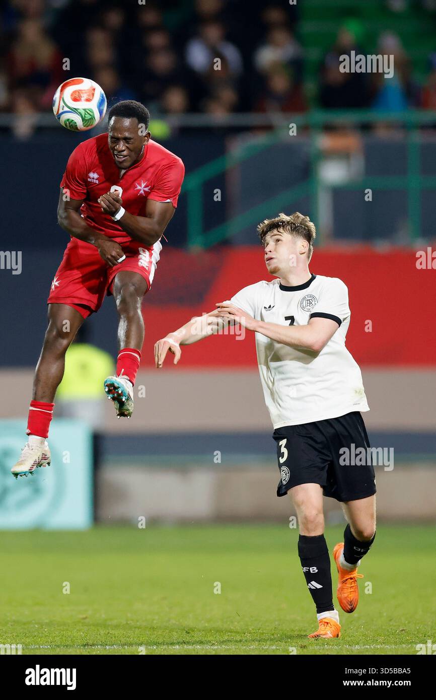 From left to right: Basil Tuma (Malta, 9) and Lukas Ullrich (Germany, 3 ...