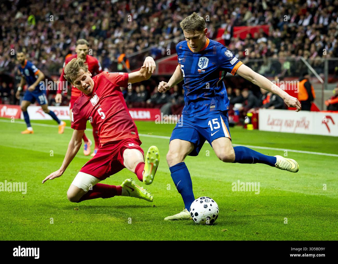 WARSAW - (l-r) Jan Ziołkowski of Poland, Micky van de Ven of the ...