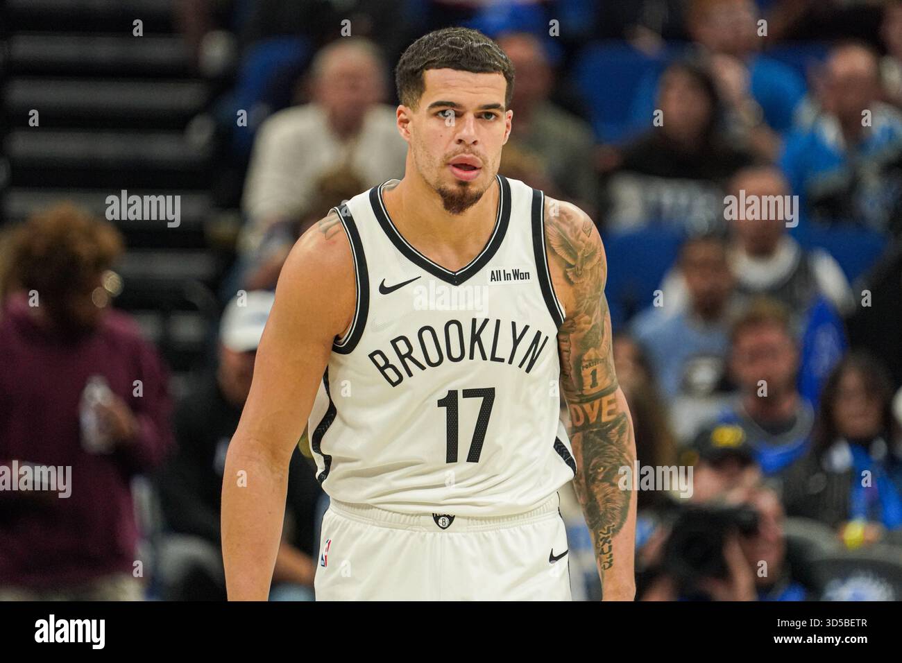 Orlando, Florida, USA, November 14, 2025, Brooklyn Nets forward Michael ...