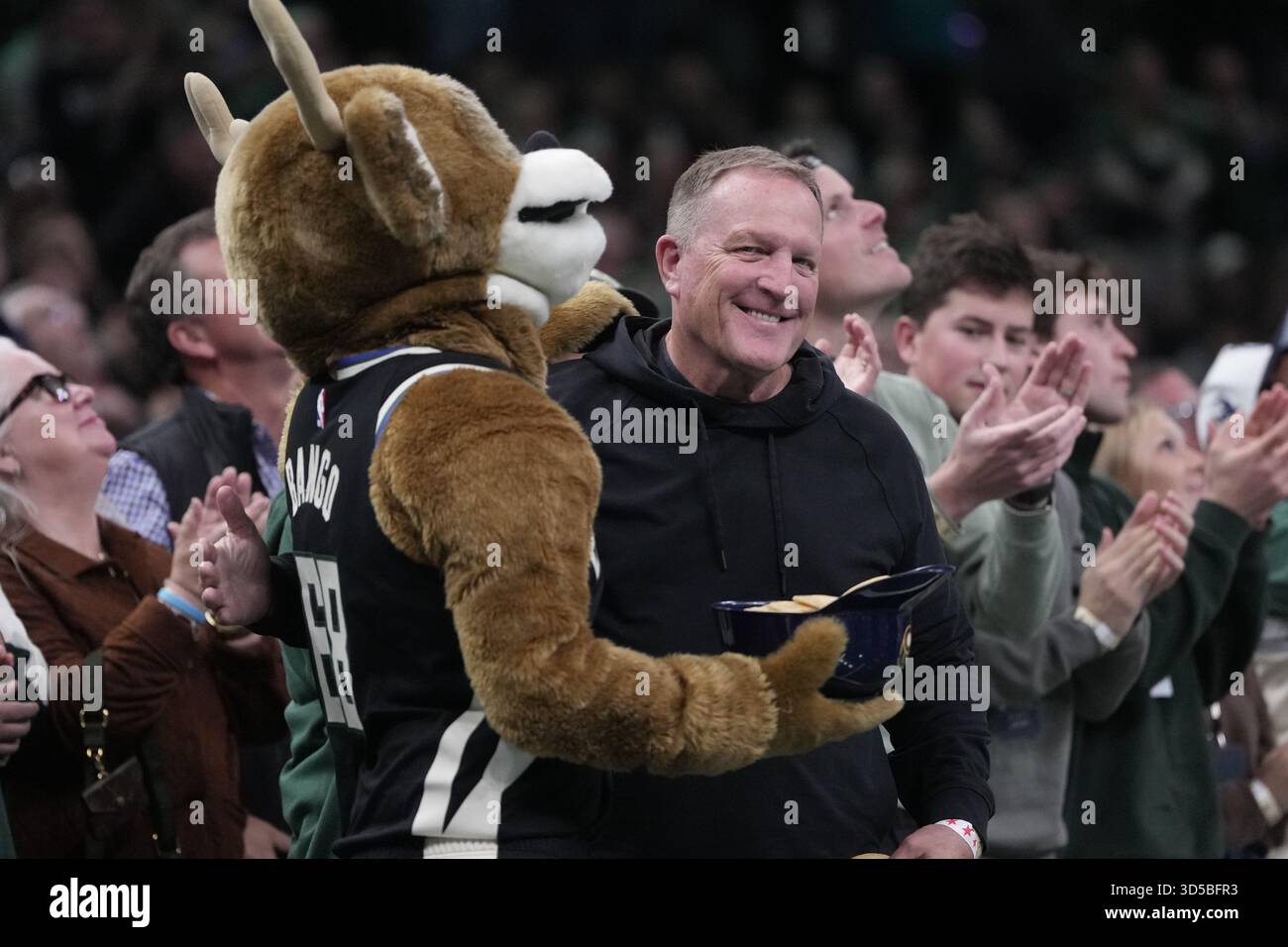 Milwaukee Brewers manager Pat Murphy is introduced during the first ...