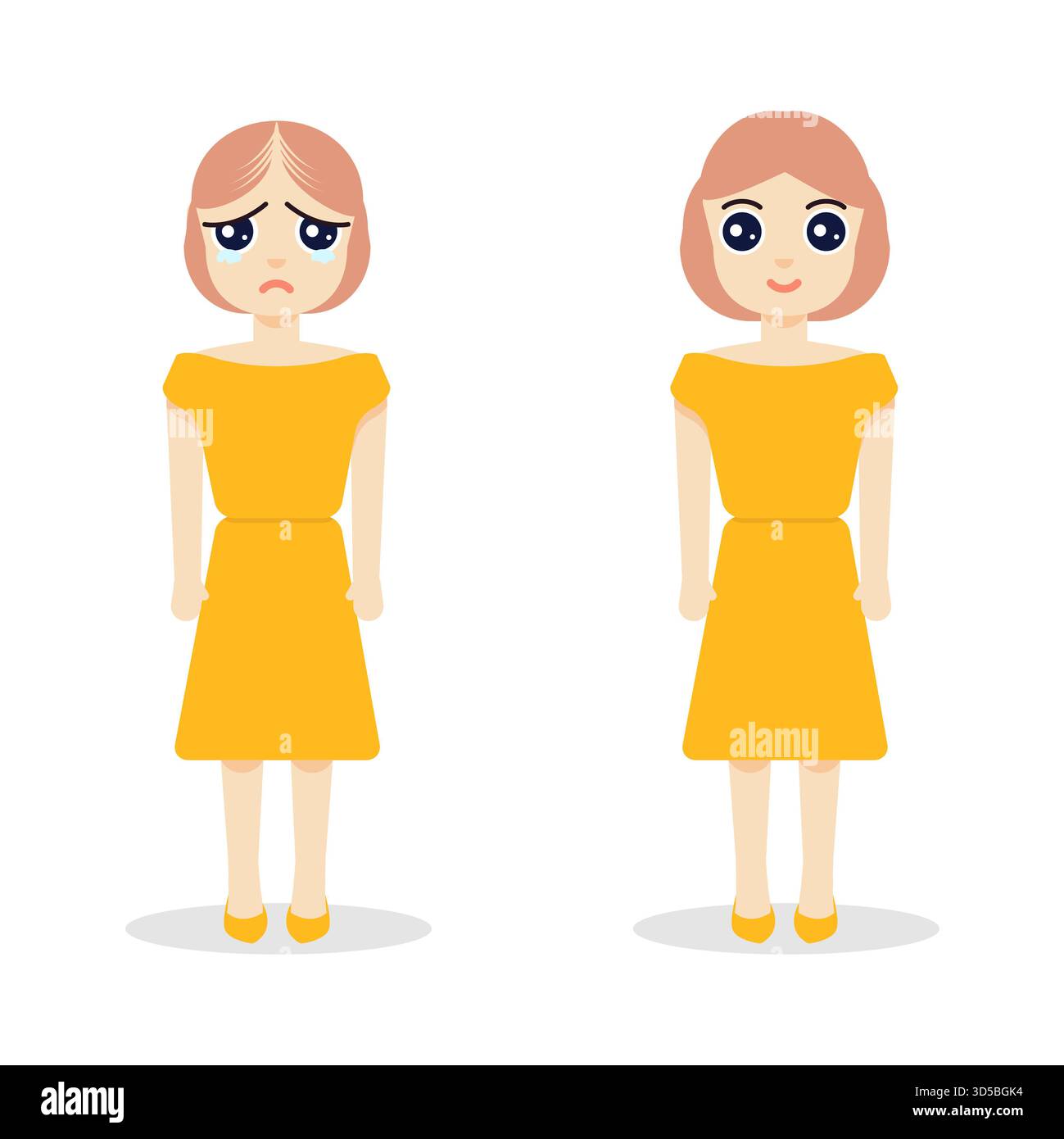 Sad women Cut Out Stock Images & Pictures - Alamy