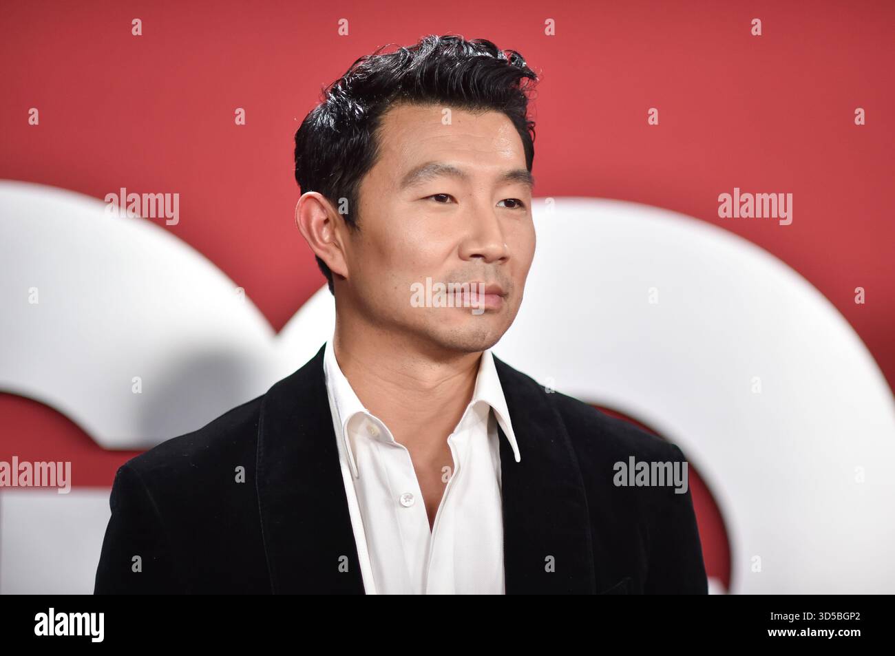 Simu Liu arrives at the 30th GQ Men of the Year party on Thursday, Nov ...