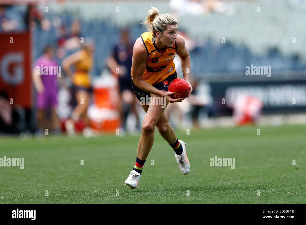Grace Kelly of the Crows during the AFLW Semi Final match between the ...