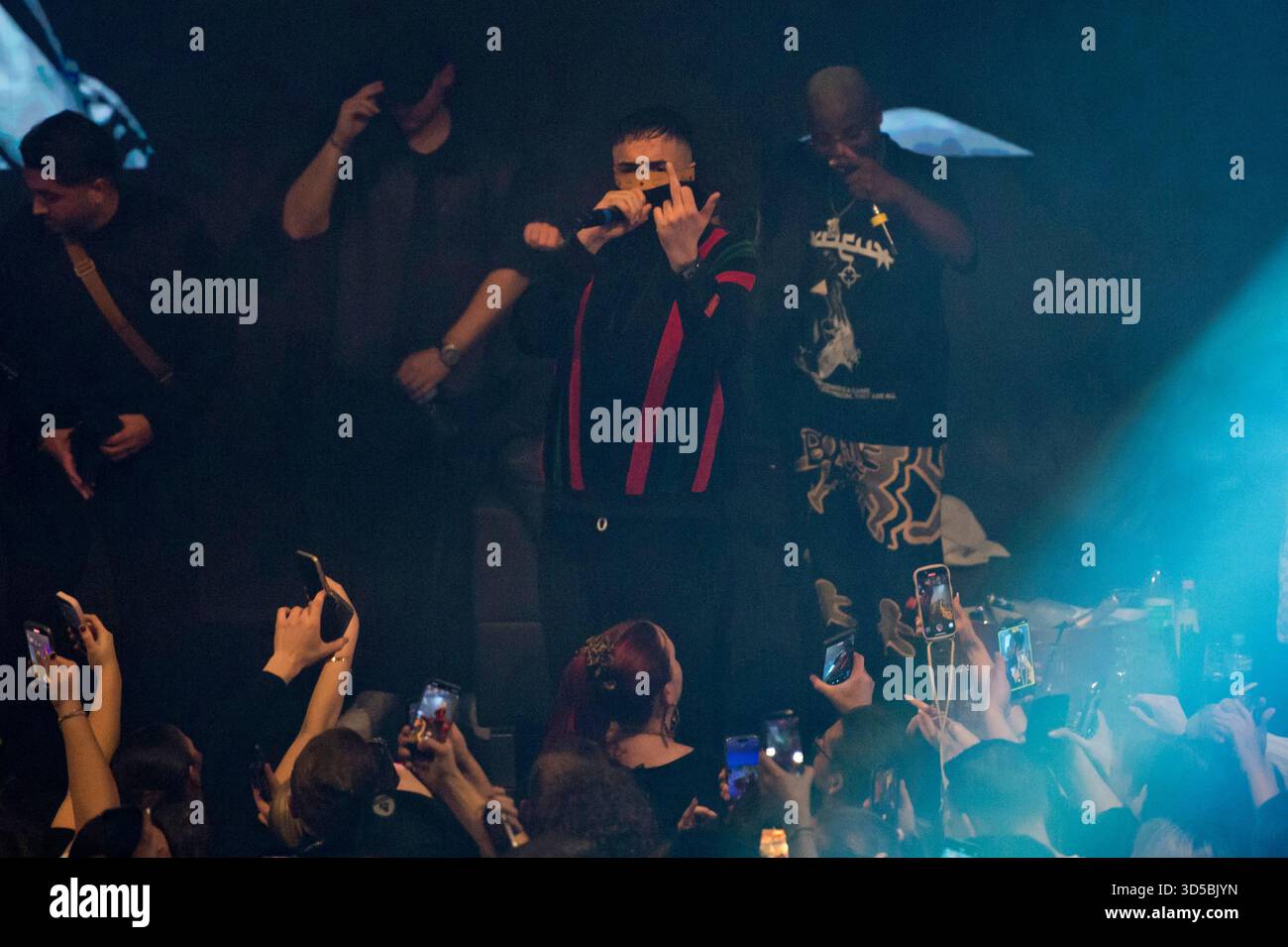 15 November 2025, Lower Saxony, Osnabrück: Rapper Haftbefehl gives a concert at the Alando ...