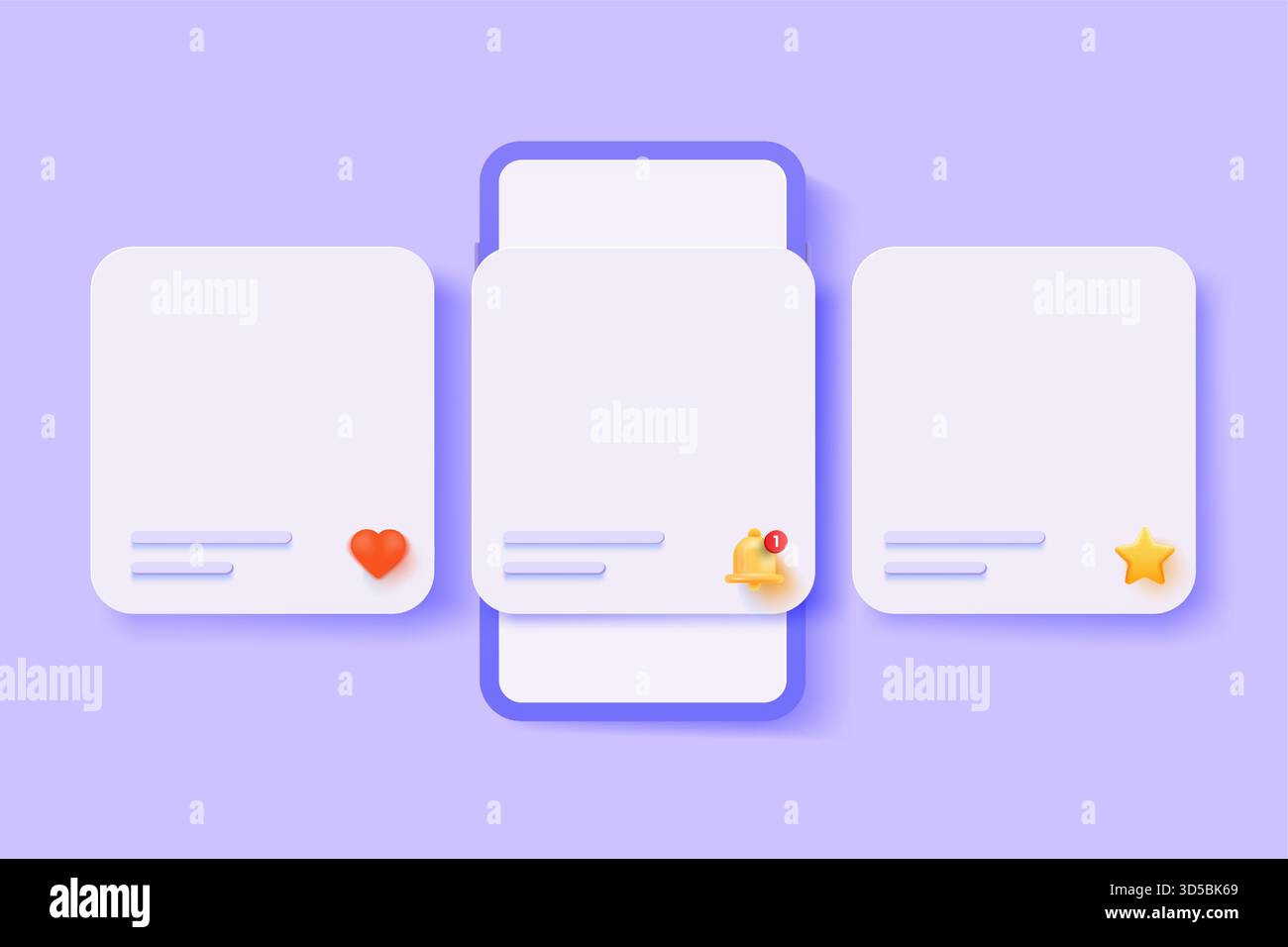 3d render illustration Stock Vector Images - Alamy