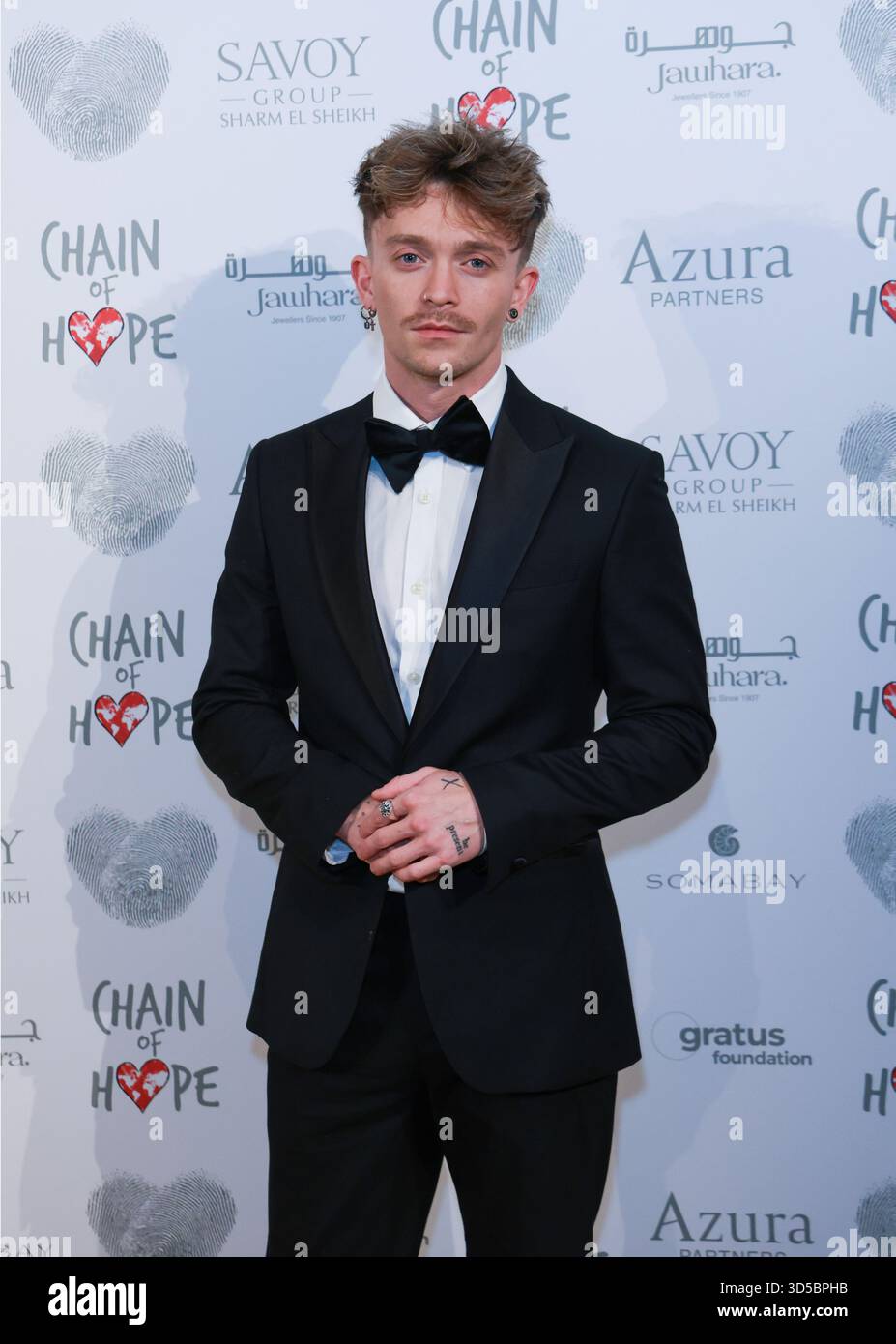 Connor Ball seen attending the Chain of Hope Gala Ball 2025 at the ...