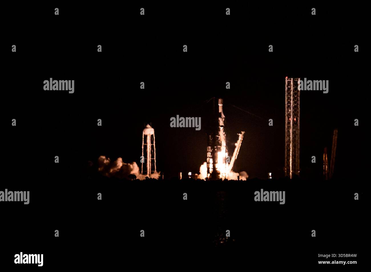 Merritt Island, Florida, USA. 14th Nov, 2025. A SpaceX Falcon 9 rocket ...