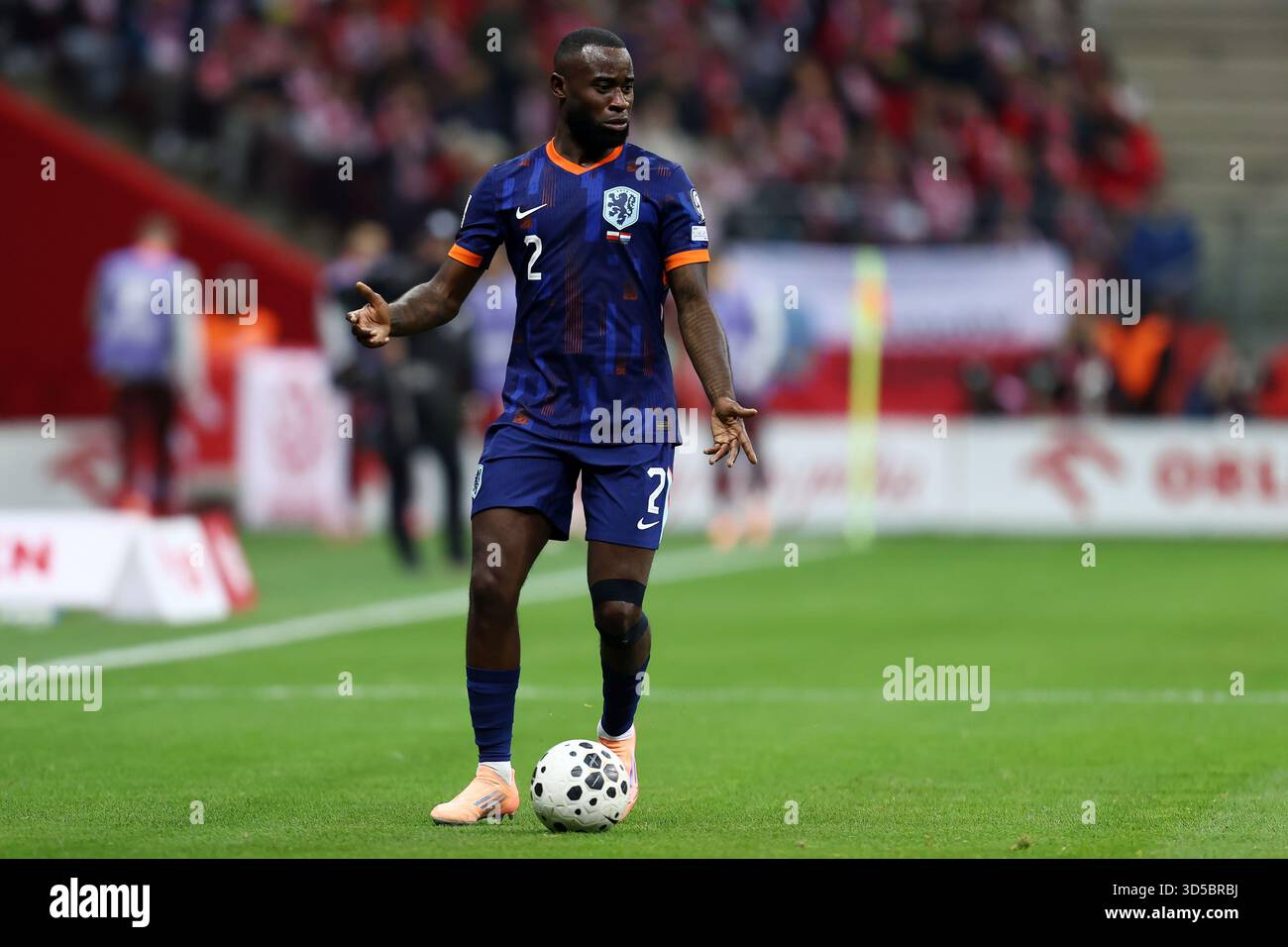 Lutsharel Geertruida of Netherlands during the FIFA World Cup 2026 ...