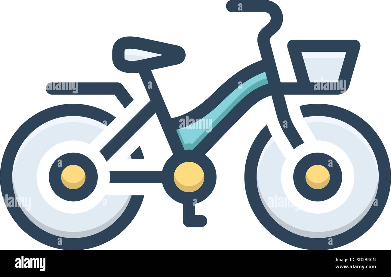 Commuter bicycle Stock Vector Images - Alamy