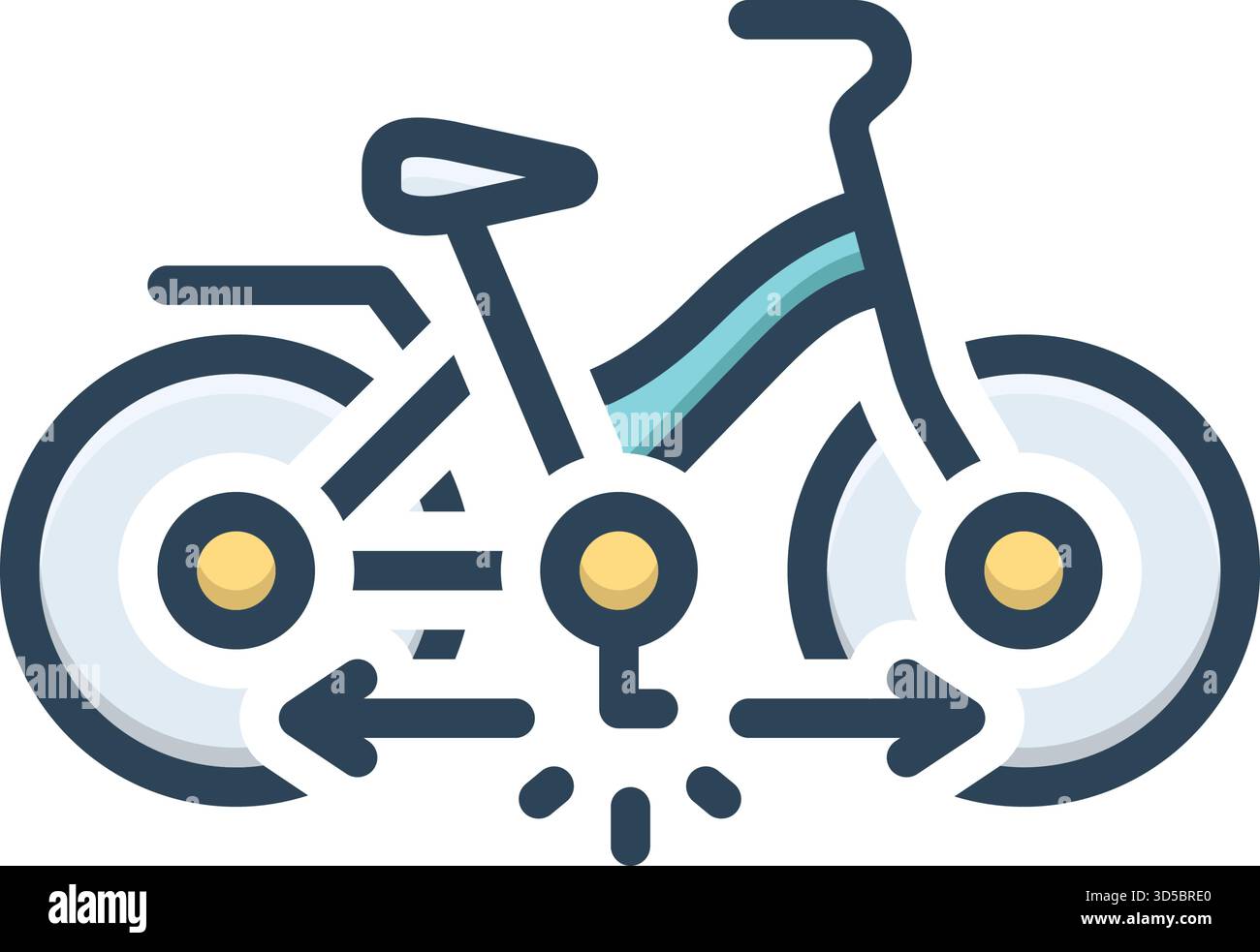 Commute by cycle Cut Out Stock Images & Pictures - Alamy