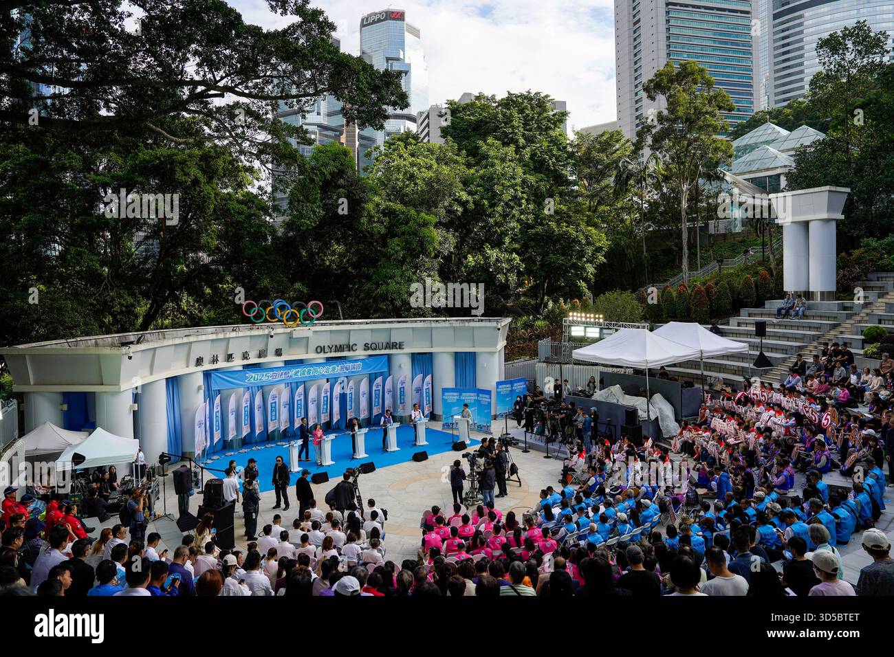 A general view showing the venue of the Legislative Council Election ...