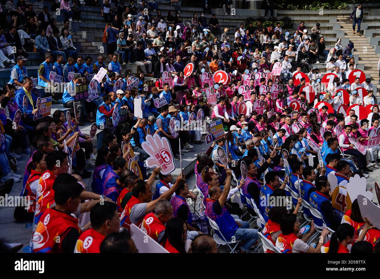 A general view showing the venue of the Legislative Council Election ...