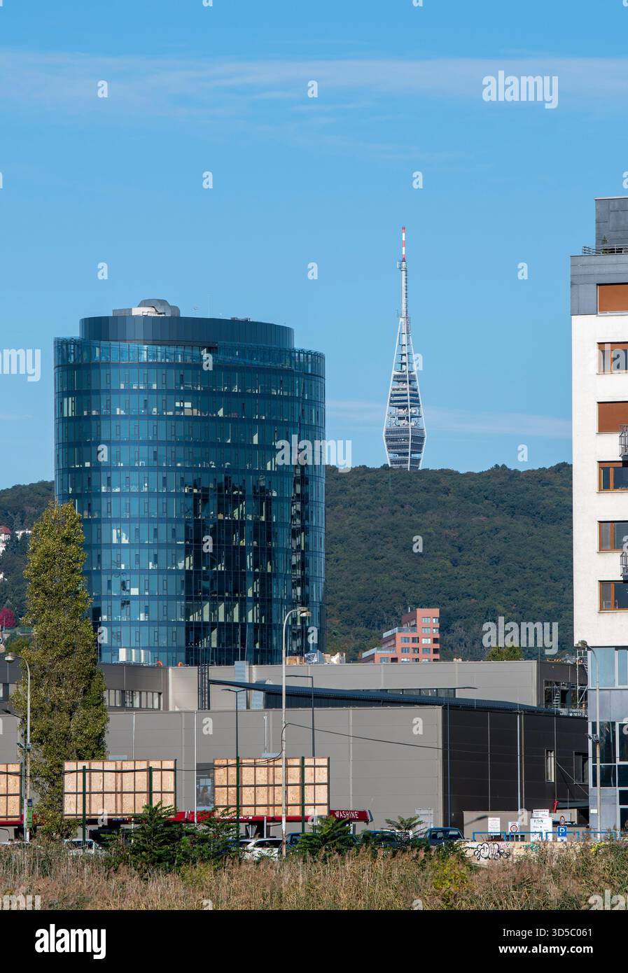 Bratislava, Slovakia - October, 8, 2025 : The Kamzik TV Tower. (Veza ...