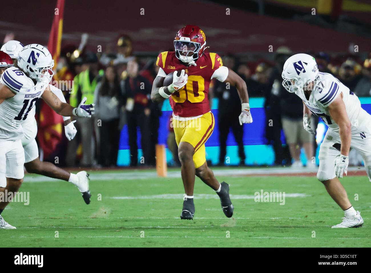 Southern California running back King Miller (30) runs the ball during ...