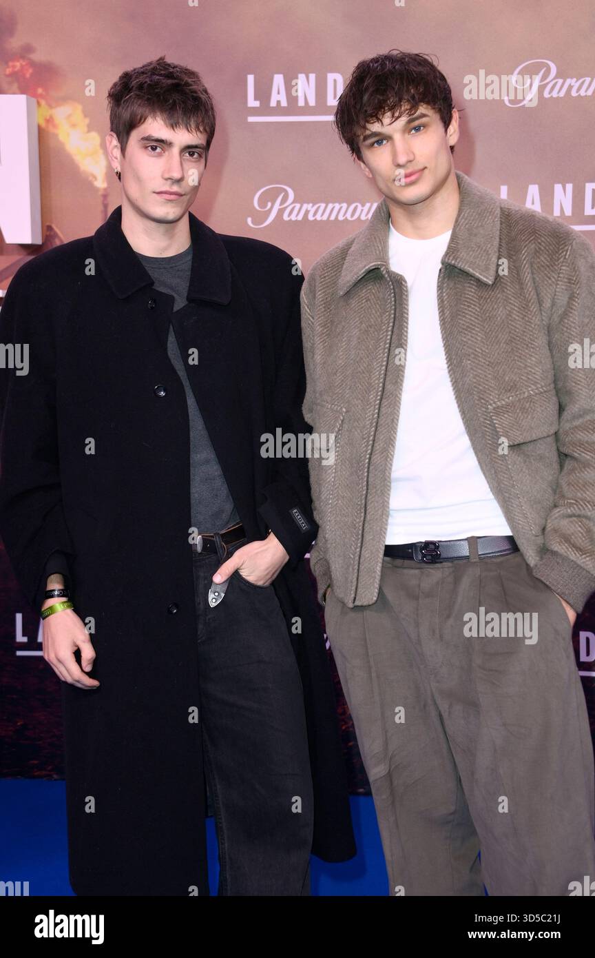 Giuliano Poplawski und Gast bei der Europapremiere der 2. Staffel der ...