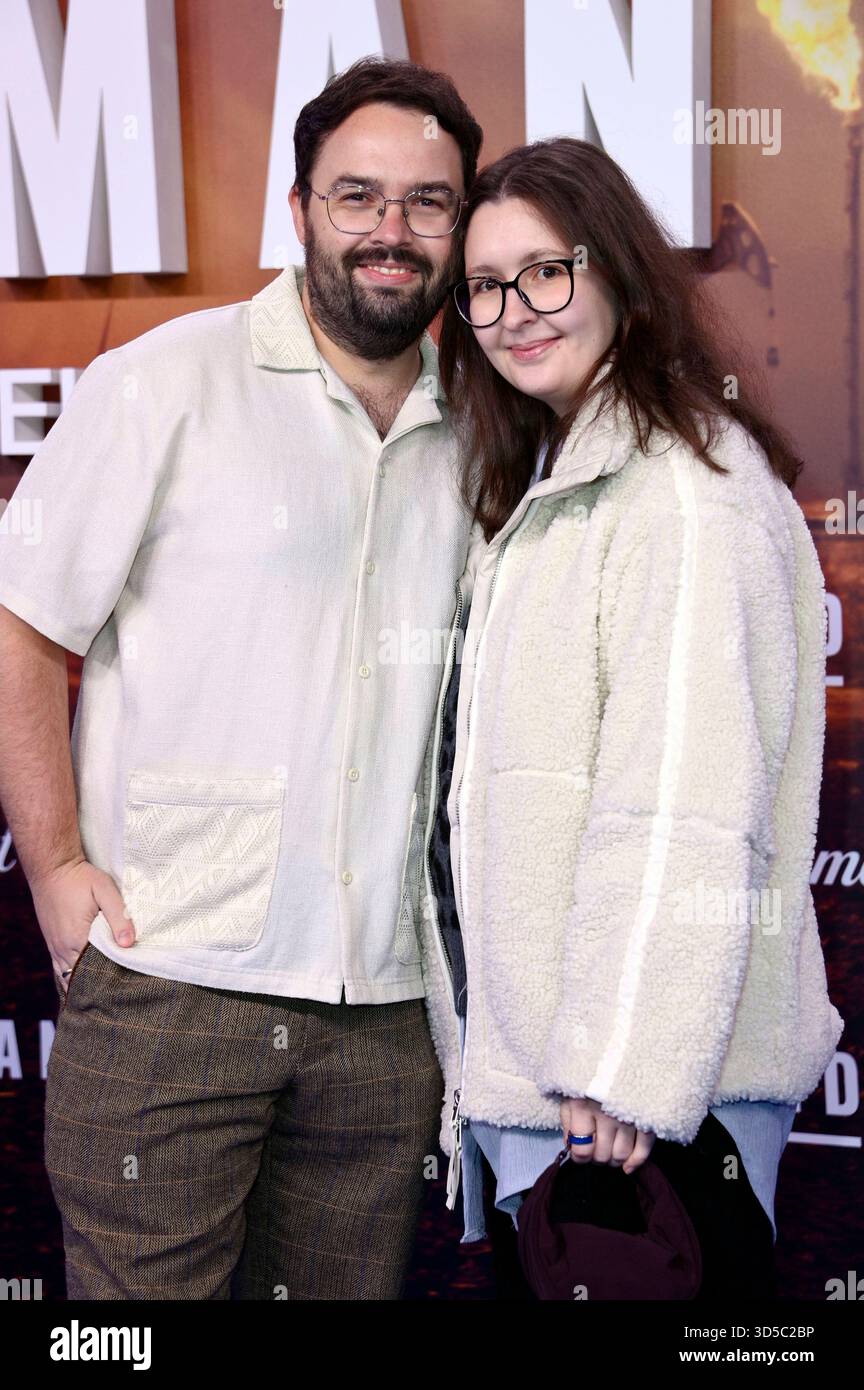 David Brückner und Freundin Jennifer Trommer bei der Europapremiere der ...