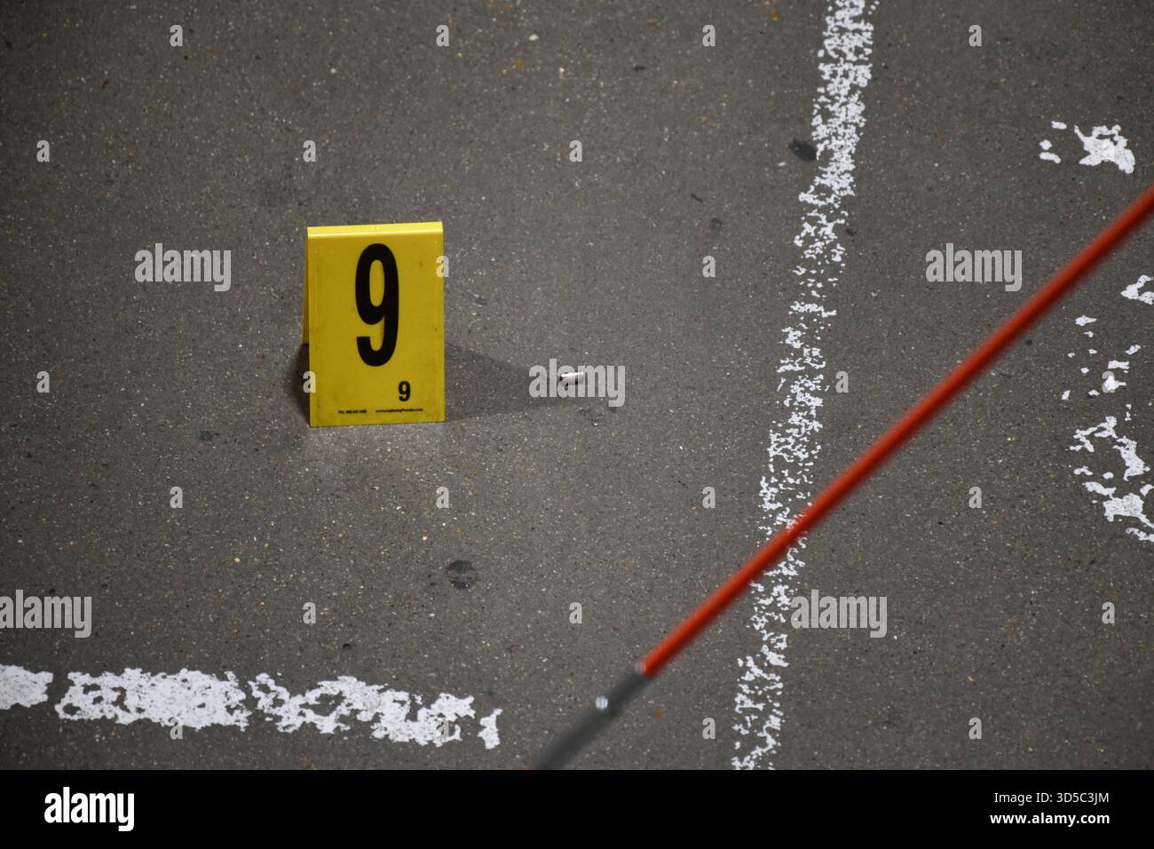 Bullet casing used by a french policeman after he shot a man armed with ...