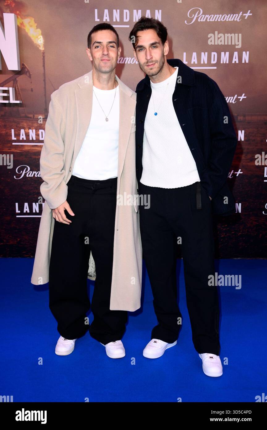 Aaron Keller and Joshua Keller at the European premiere of Season 2 of the Paramount series ...