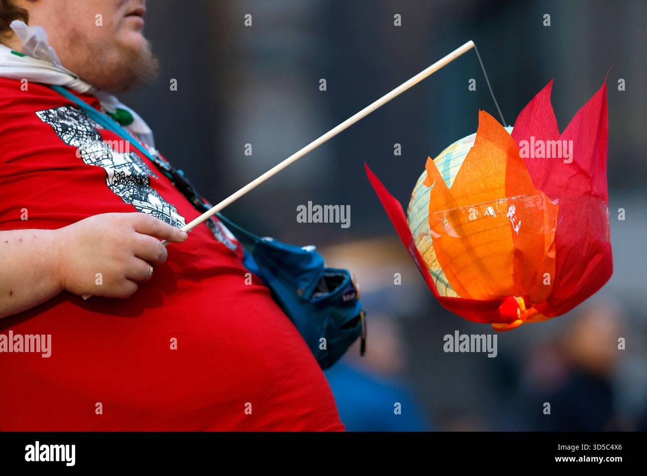 Demonstranten auf einer Demo von Fridays for Future FFF in der Kölner ...