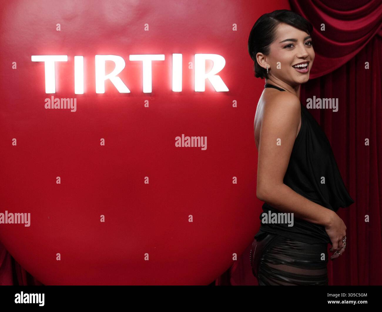 Isabela Merced arrives at the TirTir's RADIATE IN RED Pop Up ...