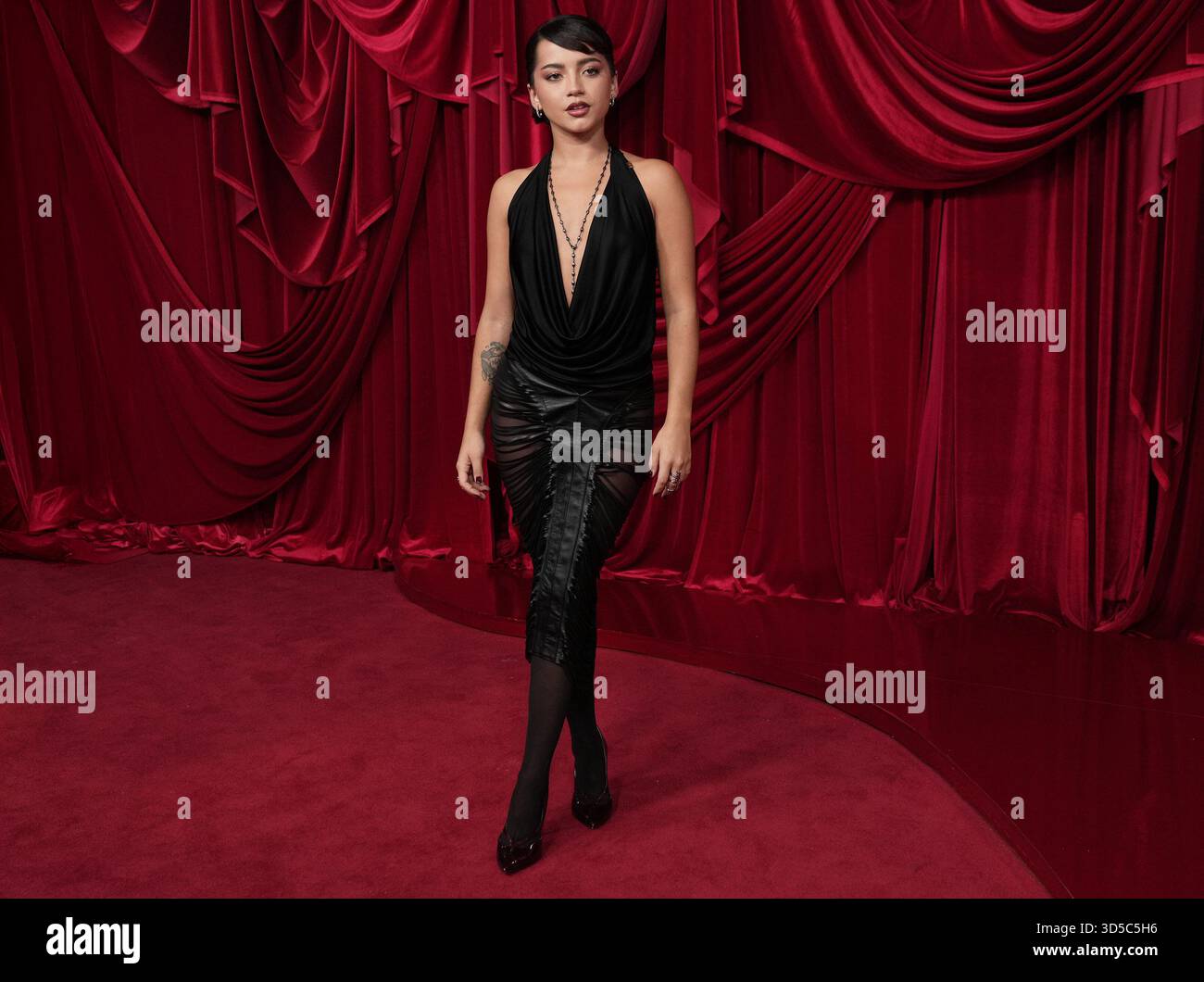 Isabela Merced arrives at the TirTir's RADIATE IN RED Pop Up ...