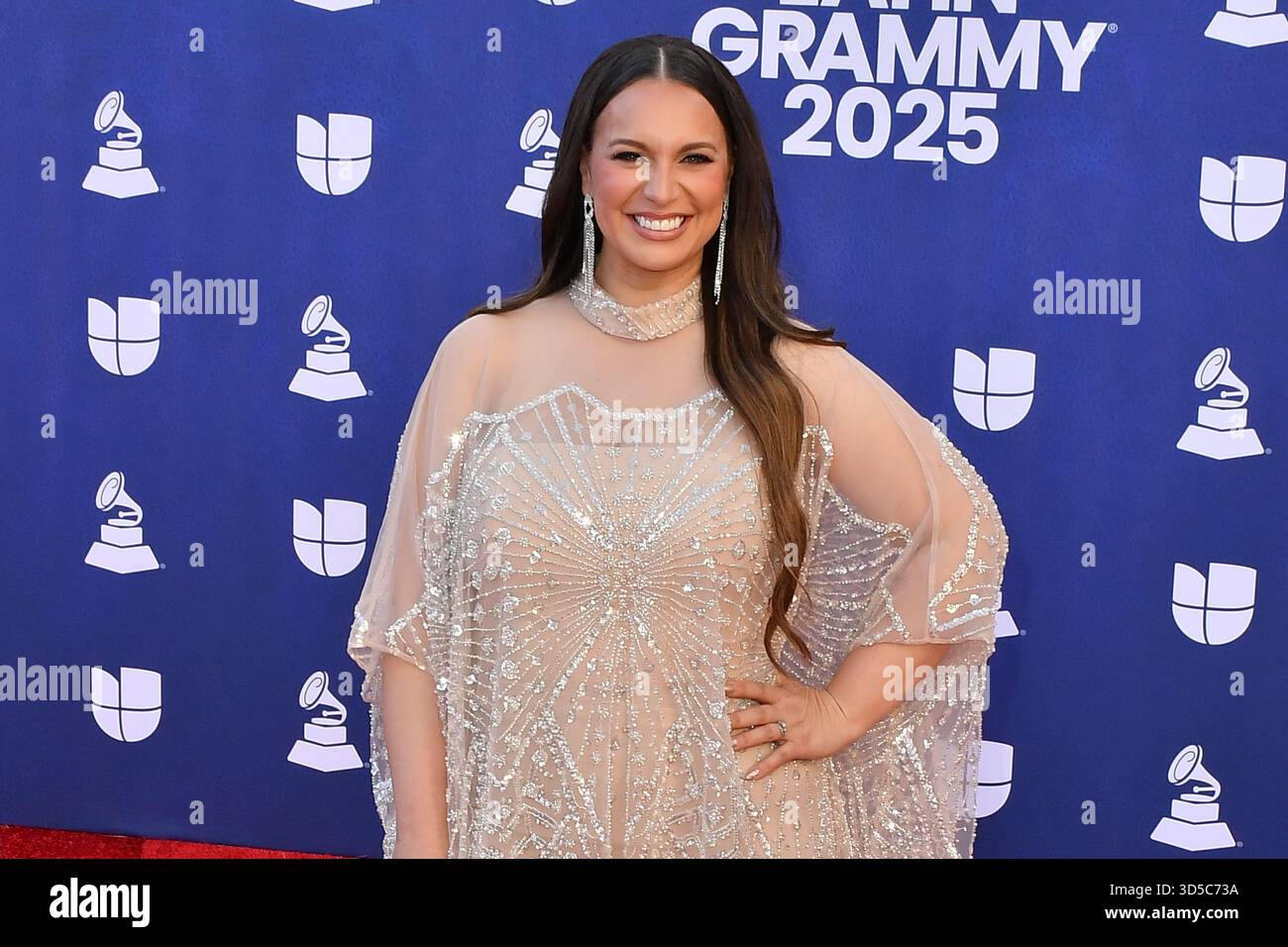 Christine D'Clario attends The 26th Annual Latin GRAMMY Awards at MGM ...