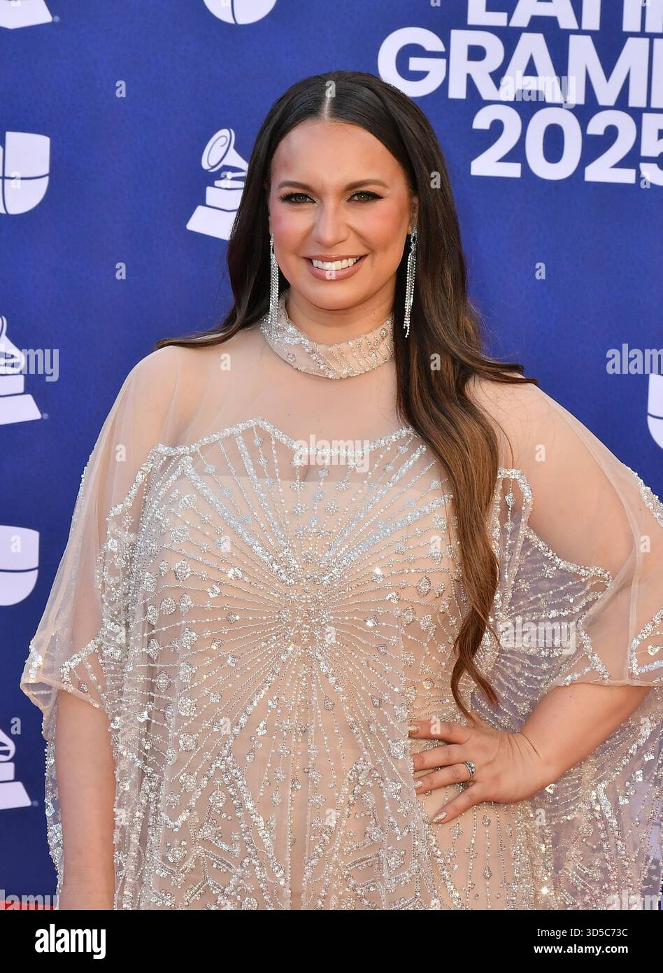 Christine D'Clario attends The 26th Annual Latin GRAMMY Awards at MGM ...