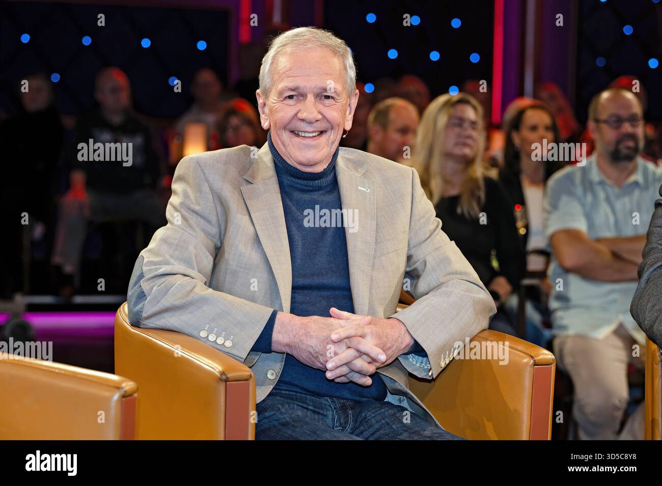 MDR - Riverboat. Moderator Fritz Egner anläßlich der Aufzeichnung der ...