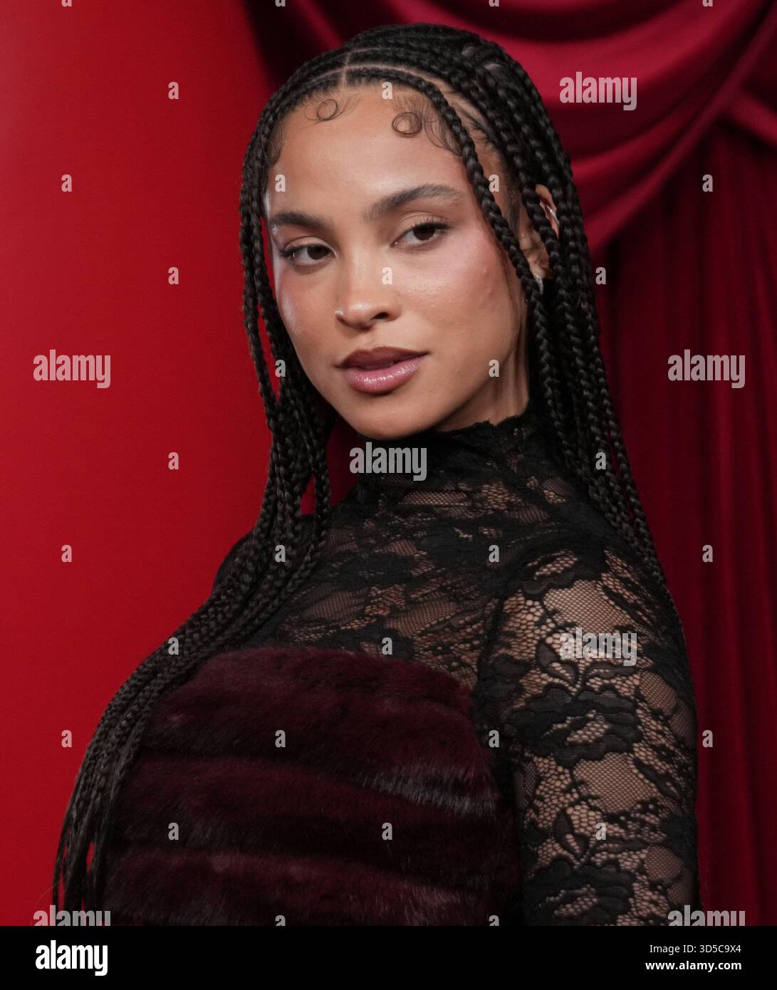 Riley Simpson arrives at the TirTir's RADIATE IN RED Pop Up Celebration ...