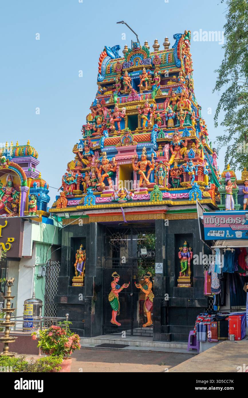 Alappuzha Alleppey Kerala India Hindu Temple, Kerala, India Stock Photo ...