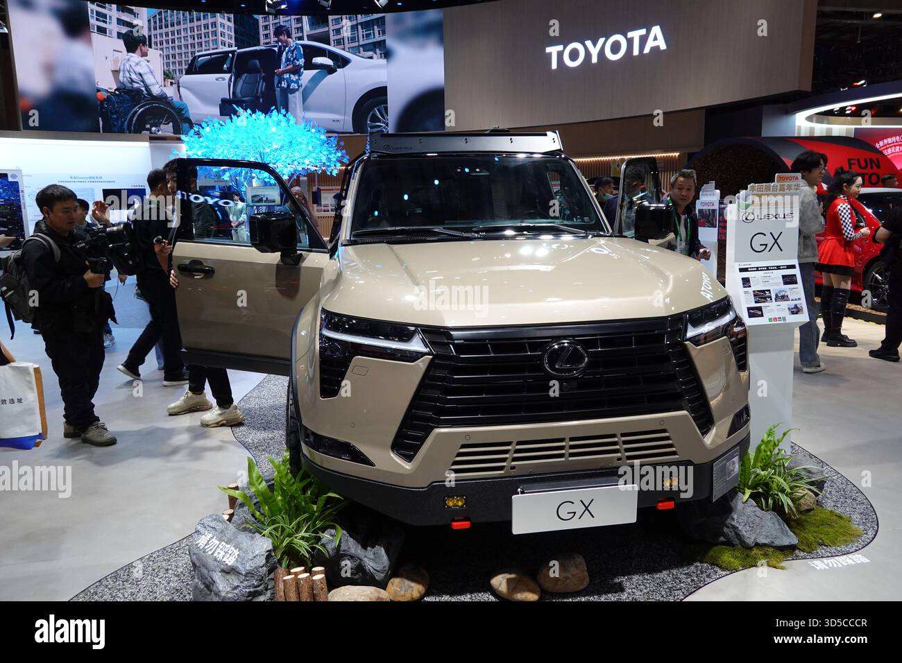 The Lexus GX is showcased at the 8th China International Import Expo ...
