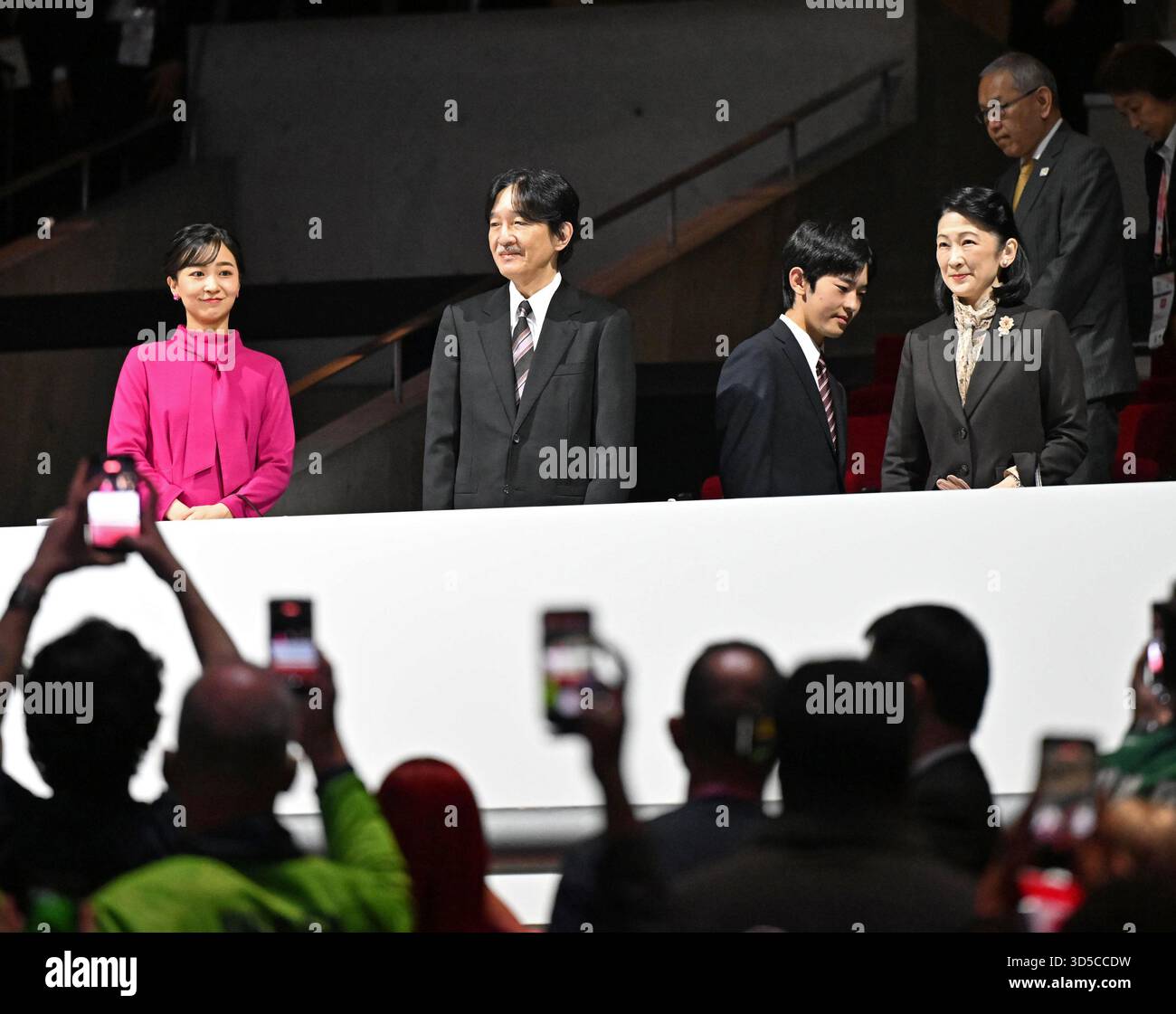 Japanese Prince Akishino and his family attend the opening ceremony of ...