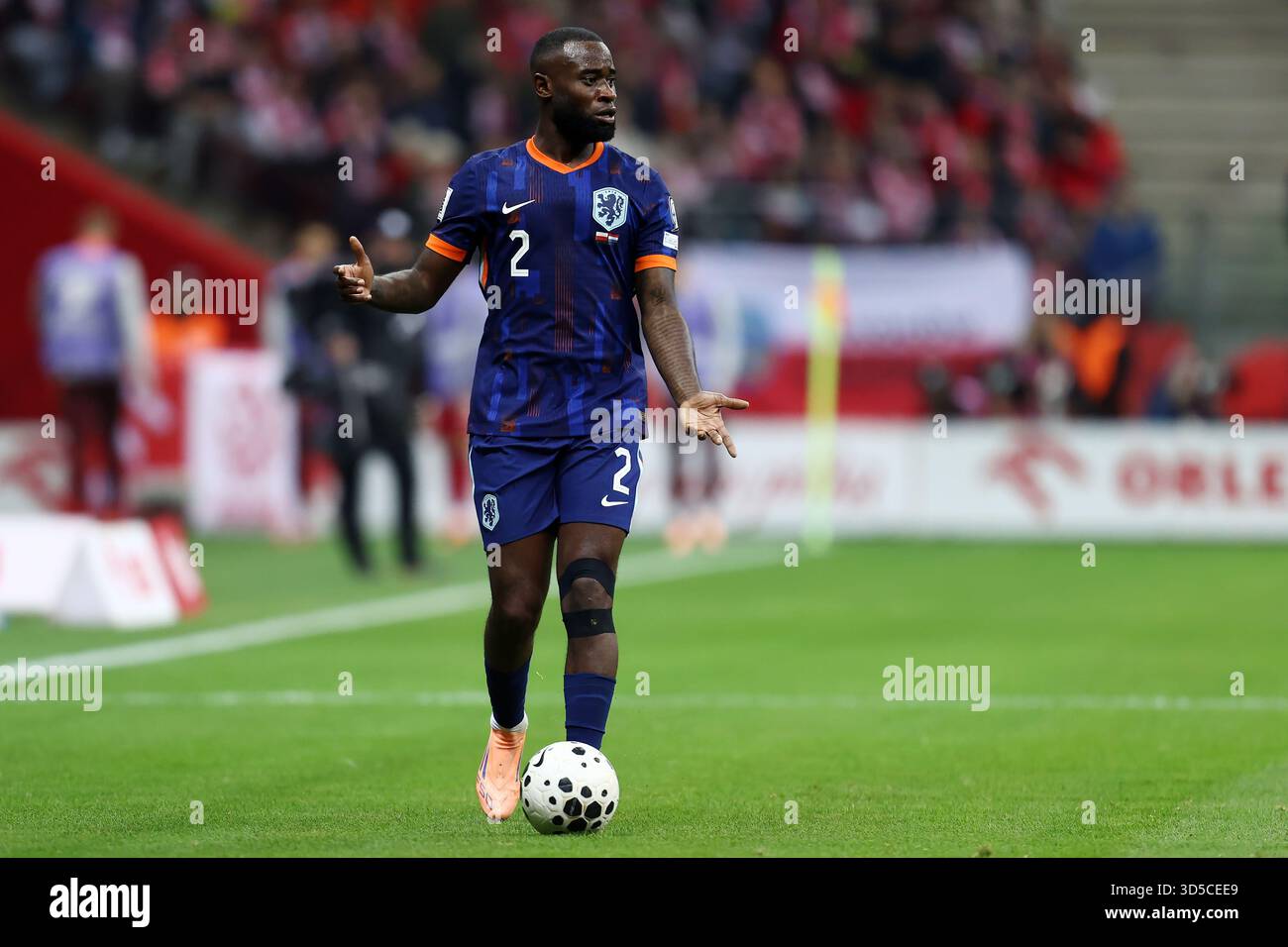 Lutsharel Geertruida of Netherlands during the FIFA World Cup 2026 ...