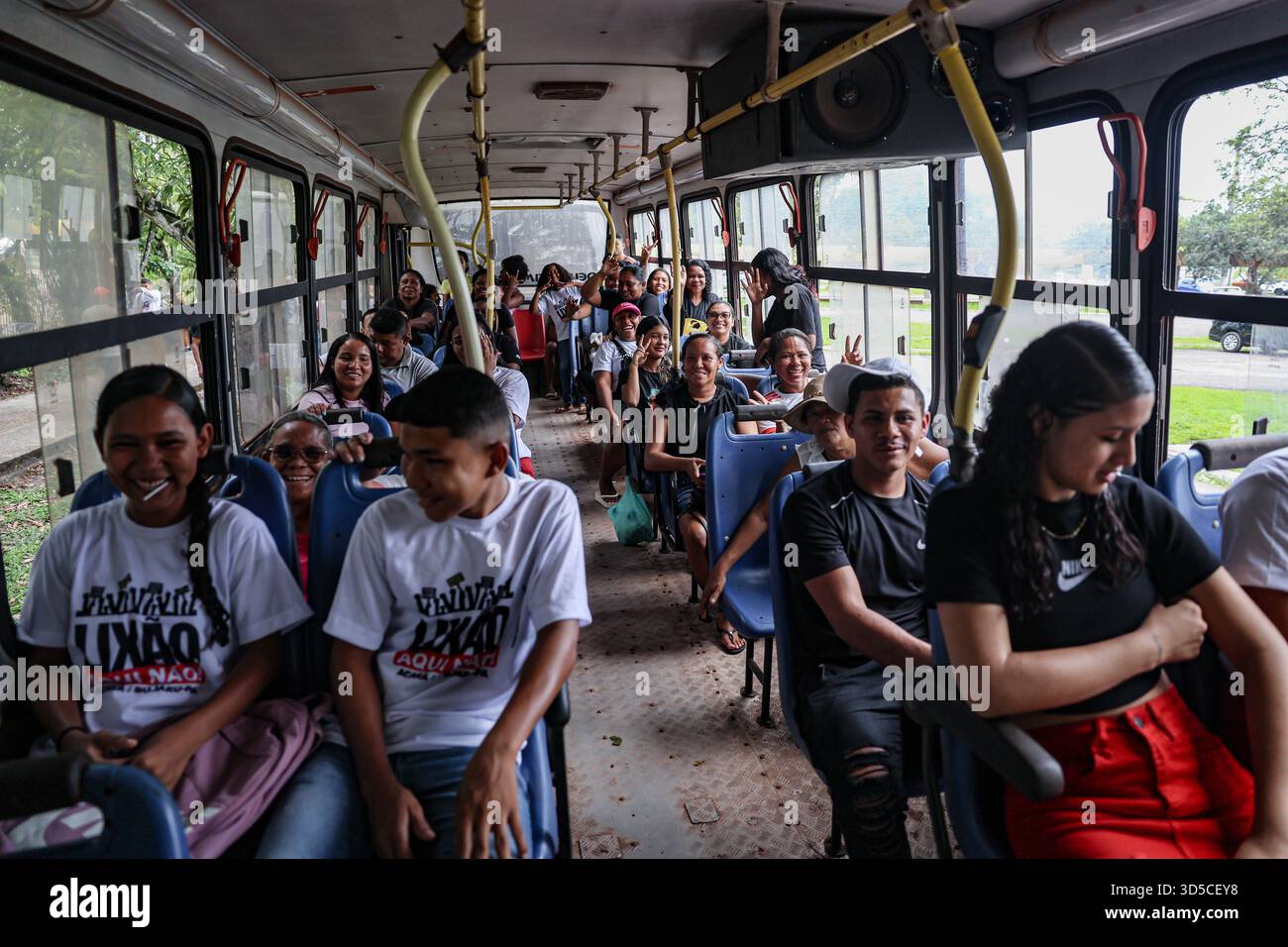 November 14, 2025, Belem, Brazil, Brazil: Teenagers from a local ...