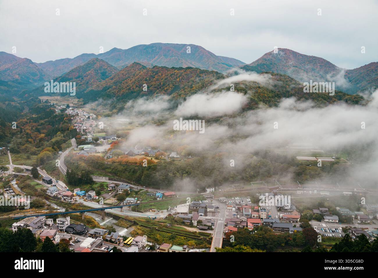 The view of the surrounding landscape from the sutra repository and ...