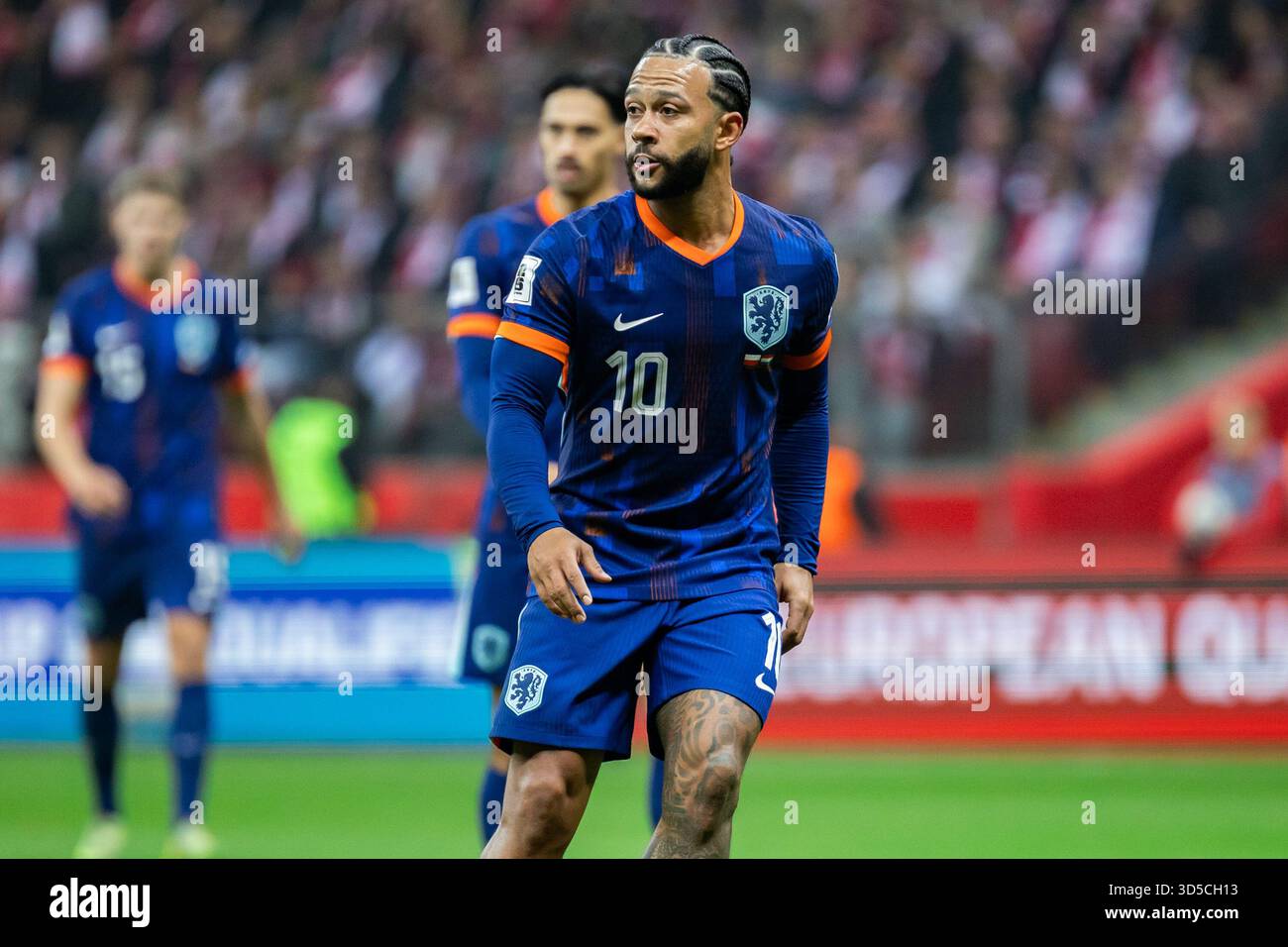 Memphis Depay of Netherlands during the 2026 FIFA World Cup Qualifier ...