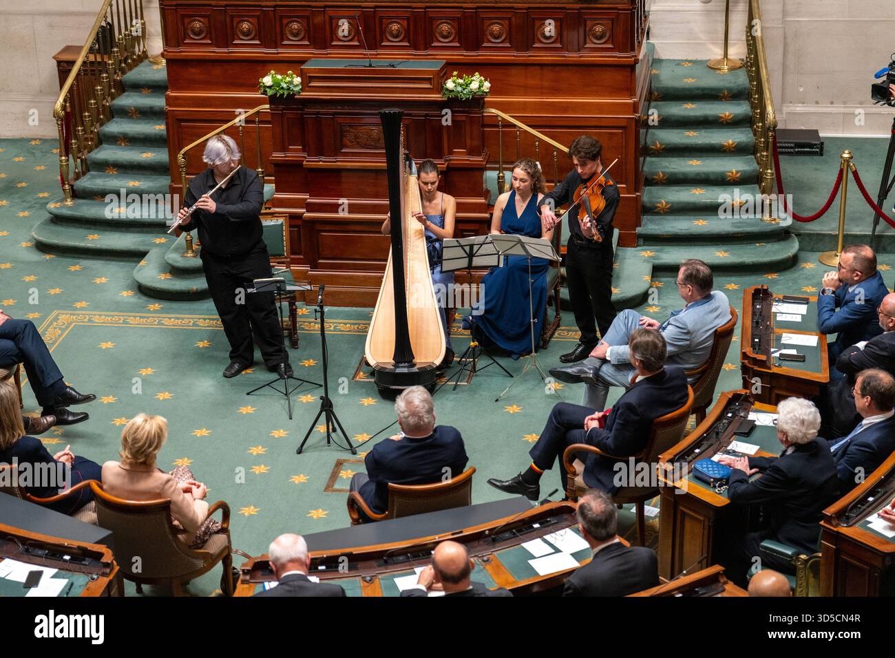 Musicians pictured during the celebration of the King's Feast, at the ...