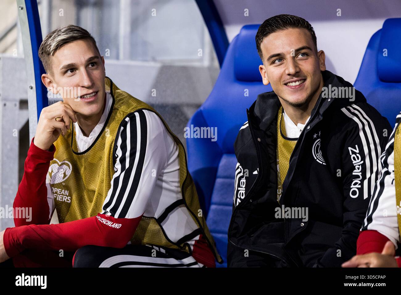 Nico Schlotterbeck (Germany, 15), Said El Mala (Germany, 14) laughing ...