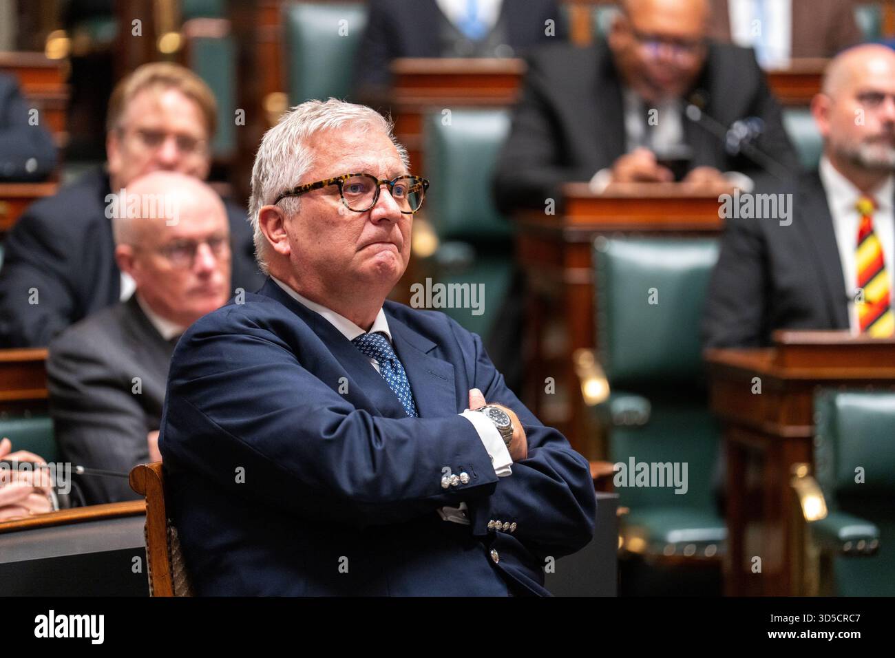 Prince Laurent of Belgium pictured during the celebration of the King's ...