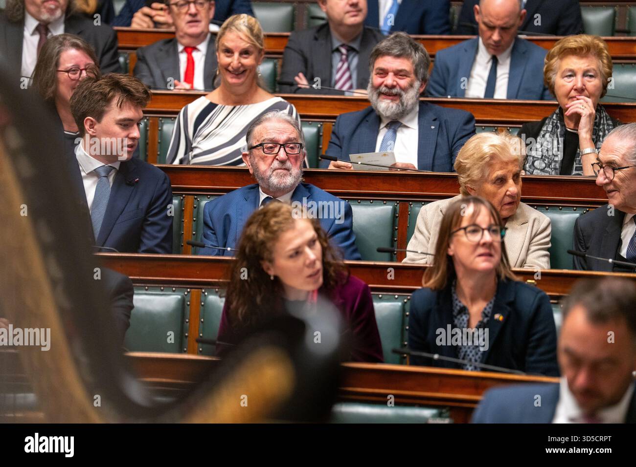 Open Vld's Herman De Croo pictured during the celebration of the King's ...