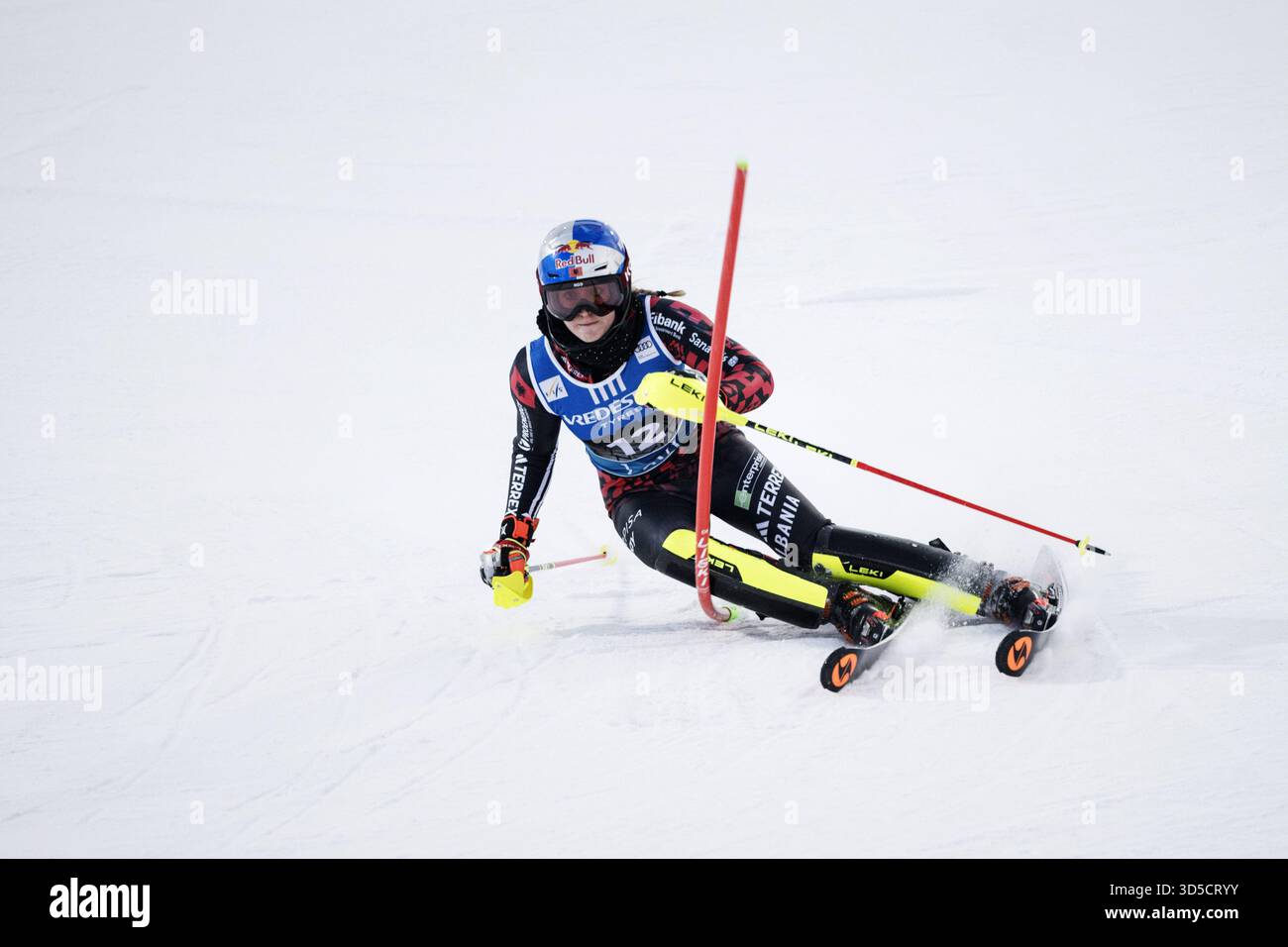 Albania's Lara Colturi during the first run of FIS Ski World Cup women ...