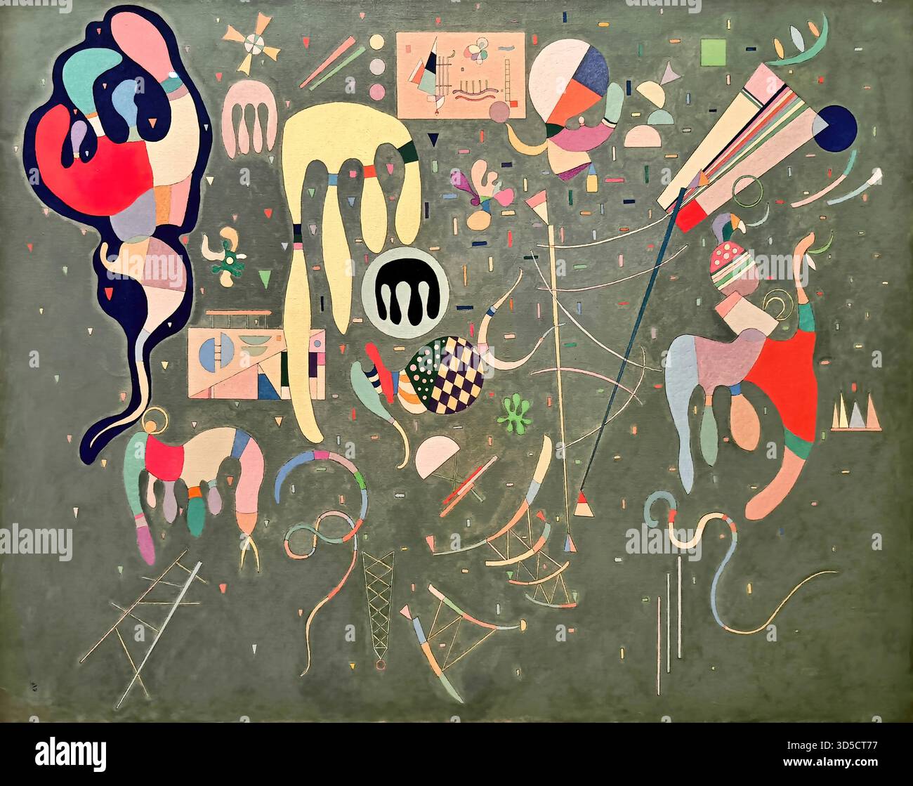Various Actions, 1941 by Wassily Kandinsky Stock Vector Image & Art - Alamy
