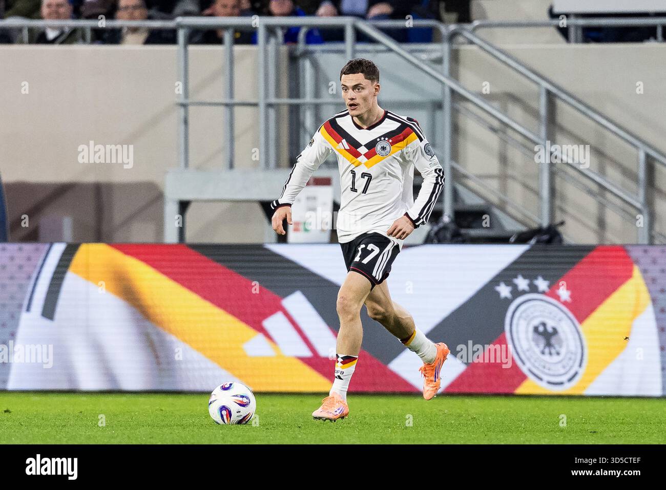Florian Wirtz (Germany, 17) on the ball FIFA World Cup UEFA Qualifiers ...