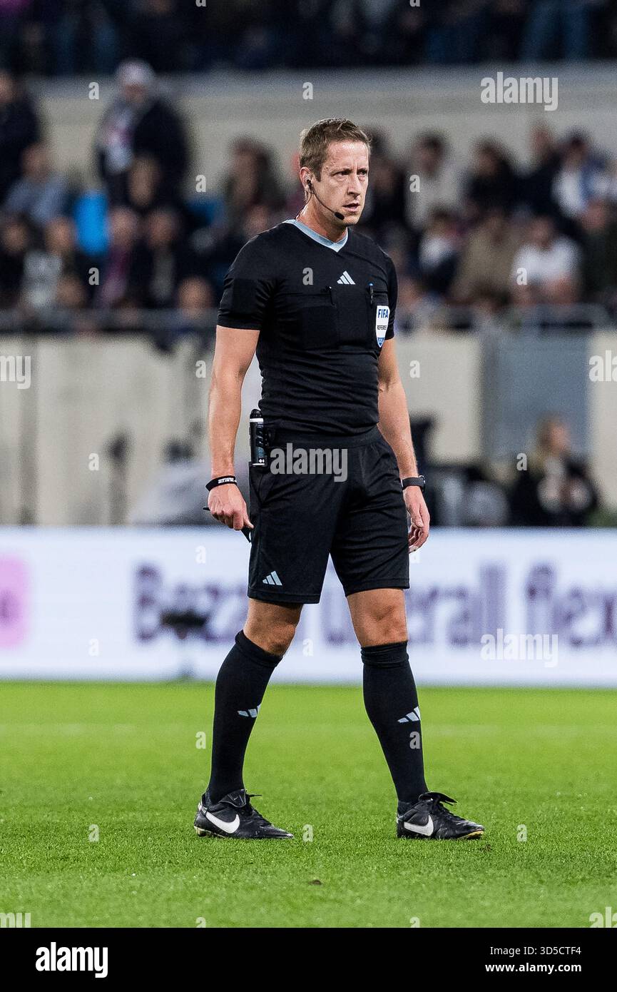Referee John Brooks FIFA World Cup UEFA Qualifiers: Luxembourg ...