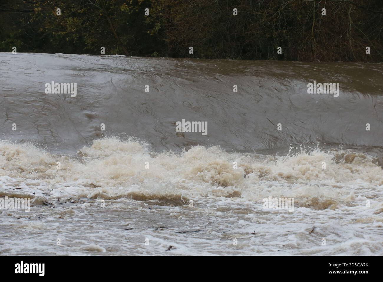 Dublin, Ireland - 15th November 2025 - River Dodder in Rathfarnham as ...