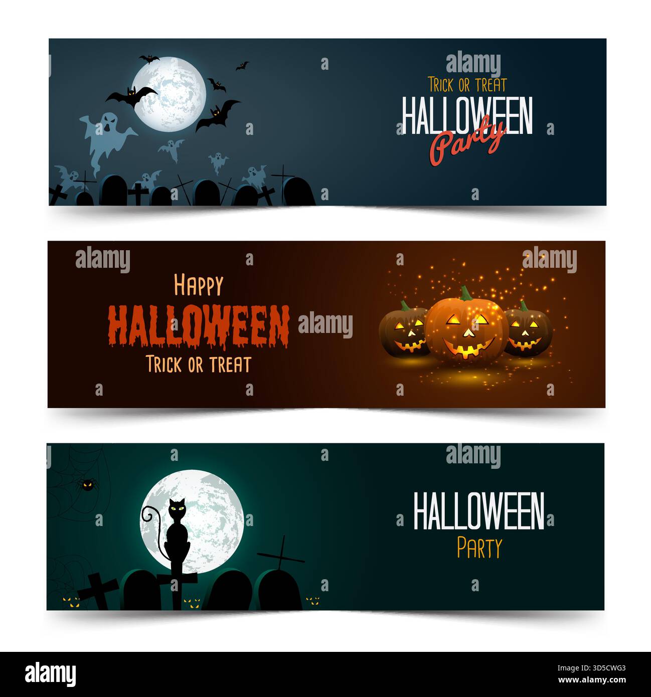 Happy halloween party eps Stock Vector Images - Alamy