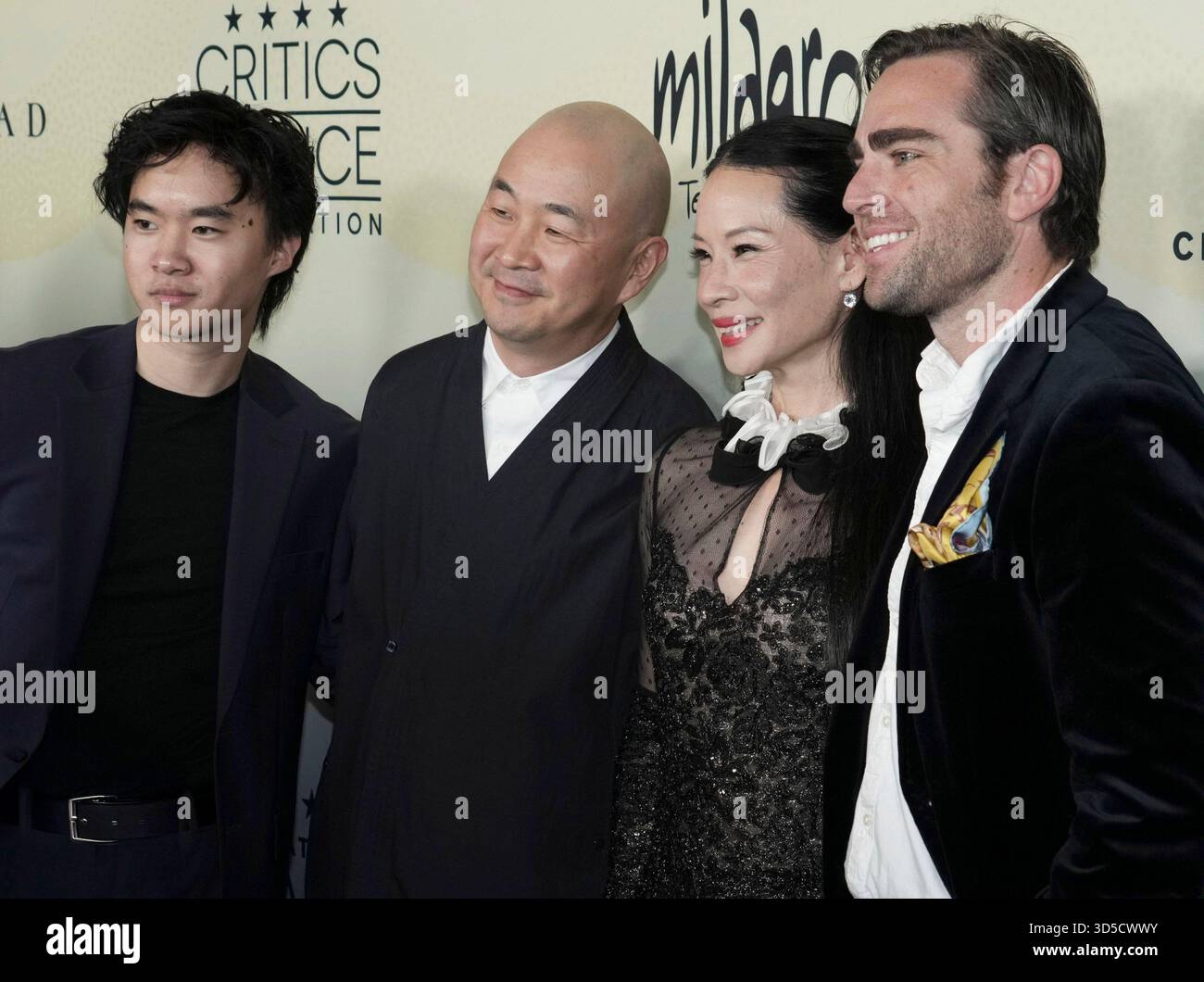 (L-R) ROSEMEAD Cast & Crew - Lawrence Shou, Eric Lin, Lucy Liu and ...