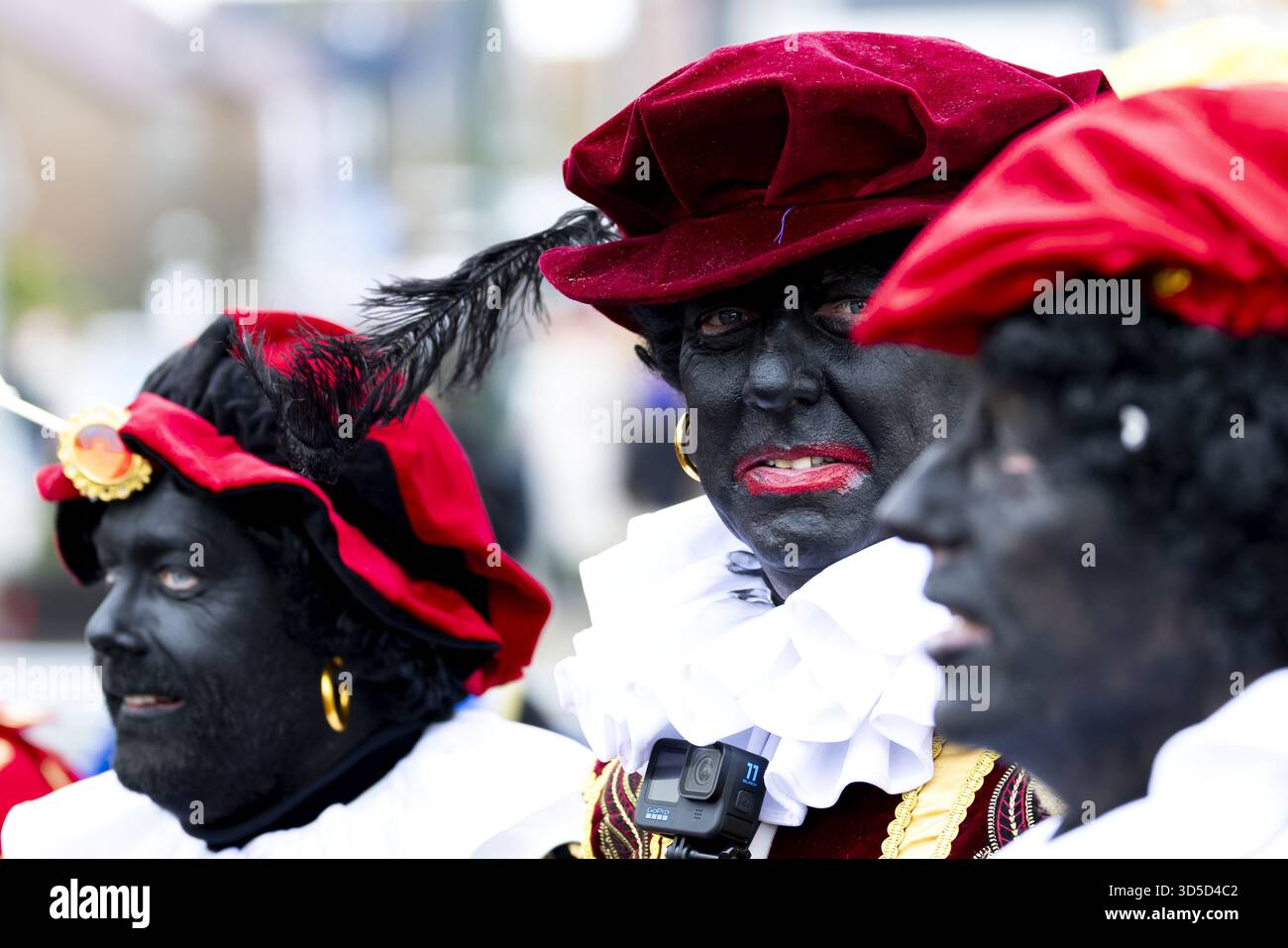 OUDESCHILD - Pegida leader Edwin Wagensveld greets children during the ...