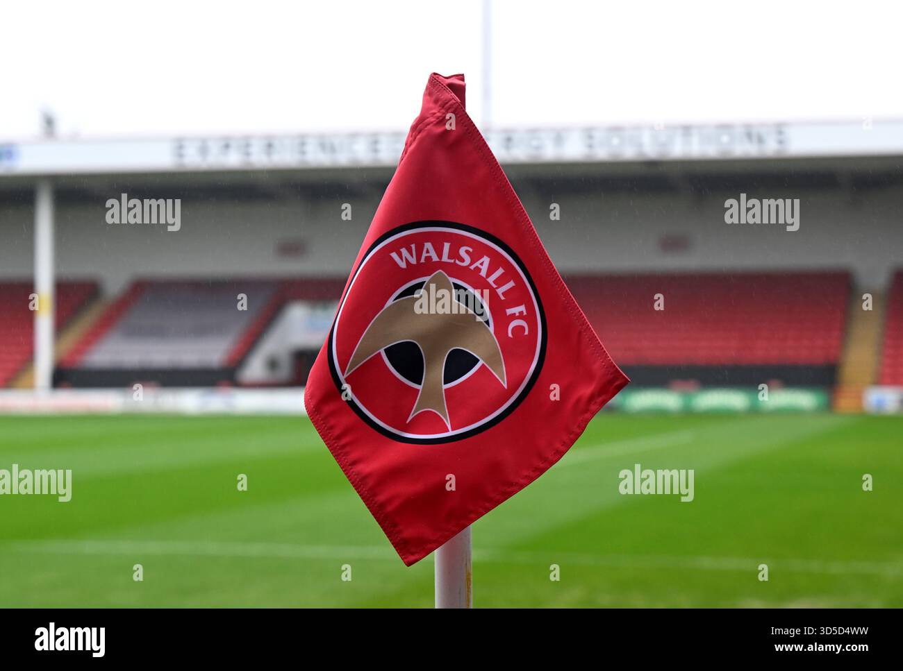 A general view of the corner flag ahead of the Sky Bet League Two match ...
